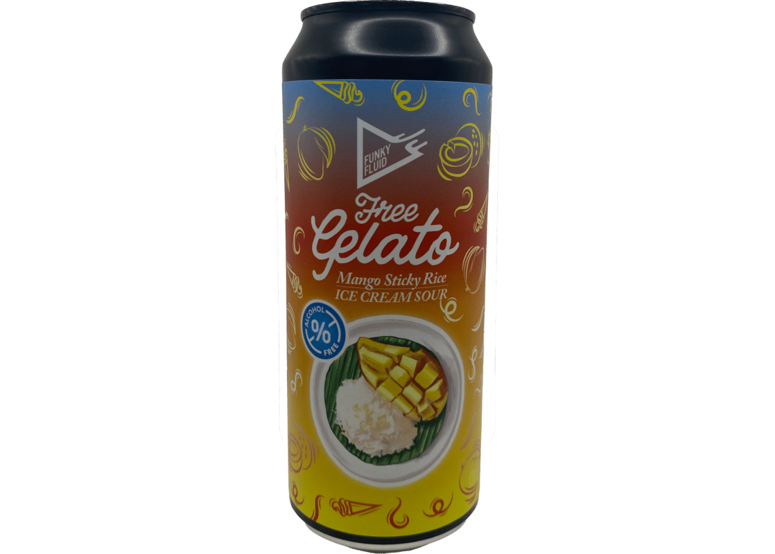 Funky Fluid - Free Gelato - Mango Sticky Rice - Alcohol Free Beer House
